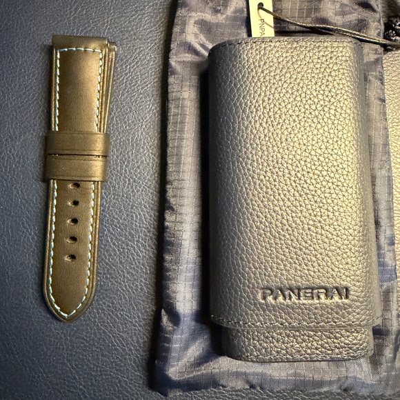 Panerai | Accessories | Authentic Panerai Black Calf Strap Std 2422mm ...